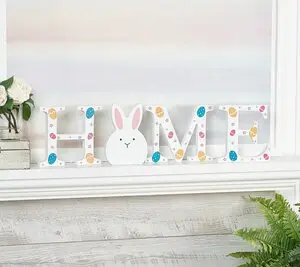 TEMP-TATIONS As Is  Wooden Spring Home Sign - One-color
