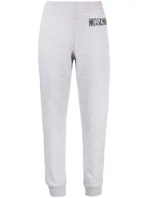 Moschino Logo-print Track Trousers - Grey