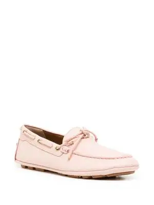 Bally Leather Boat Loafers