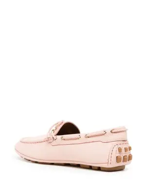 Bally Leather Boat Loafers