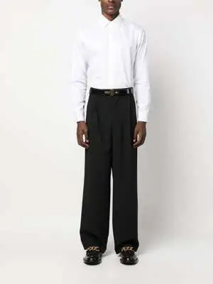 Versace Barocco Jacquard Shirt - White