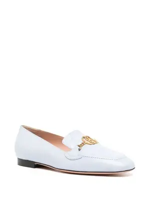 Bally Logo-plaque Leather Loafers
