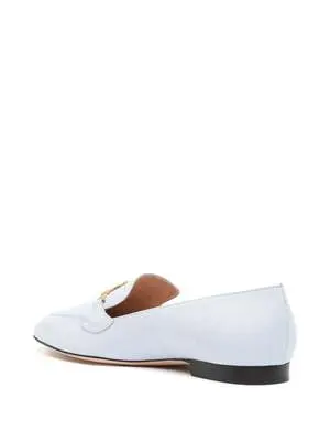 Bally Logo-plaque Leather Loafers