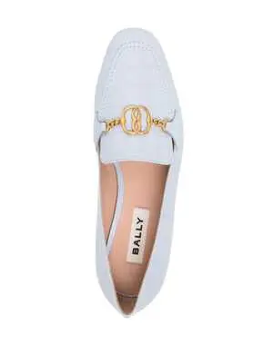 Bally Logo-plaque Leather Loafers
