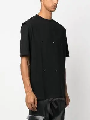 HELIOT EMIL Outline Logo Cotton T-shirt