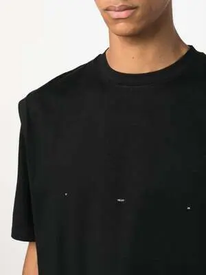 HELIOT EMIL Outline Logo Cotton T-shirt