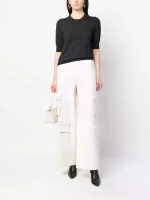 P.a.r.o.s.h Fine-knit Round-neck Top