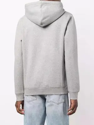 Dickies Logo-patch Long-sleeve Hoodie - Grey