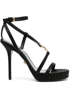 Versace Medusa '95 Embellished Stiletto Sandals - Black