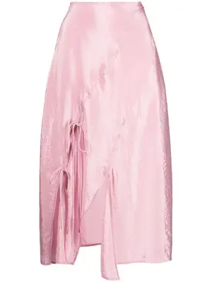 REJINA PYO Joey Draped Midi Skirt