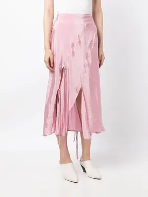 REJINA PYO Joey Draped Midi Skirt