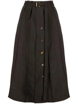 REJINA PYO Noor Pleated Midi Skirt
