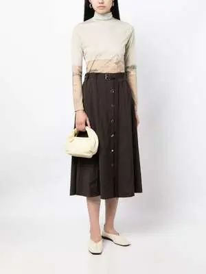 REJINA PYO Noor Pleated Midi Skirt