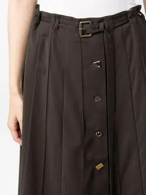 REJINA PYO Noor Pleated Midi Skirt