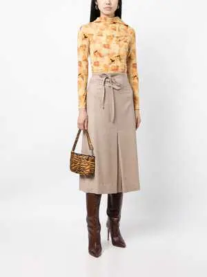 REJINA PYO Boone Wool-blend Midi Skirt
