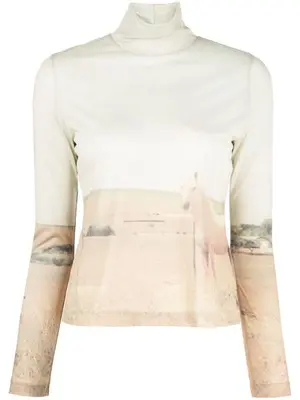 REJINA PYO Bronte Graphic-print Top