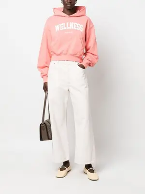 SPORTY & RICH Logo-print Hoodie