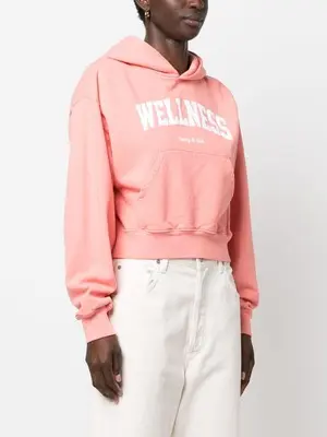 SPORTY & RICH Logo-print Hoodie