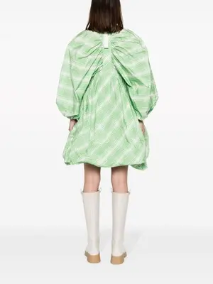 JIL SANDER Plaid Mini Dress