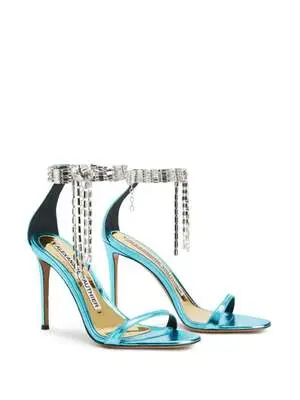 Alexandre Vauthier 105mm Crystal-embellished Sandals - Blue