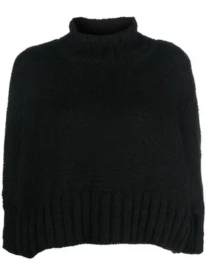 Yohji Yamamoto Roll-neck Wool Jumper