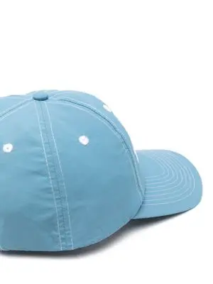 SPORTY & RICH Logo-embroidered Curved-peak Baseball Cap