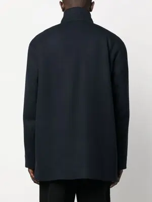 Giorgio Armani Zip-up Virgin Wool Coat