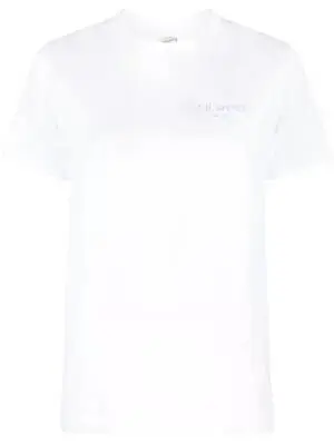 Sporty & Rich Cotton Logo-print T-shirt