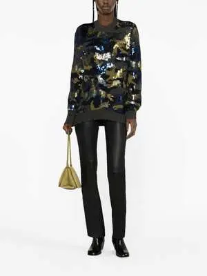 Zadig&Voltaire Sequin-embellished Merino Wool Jumper