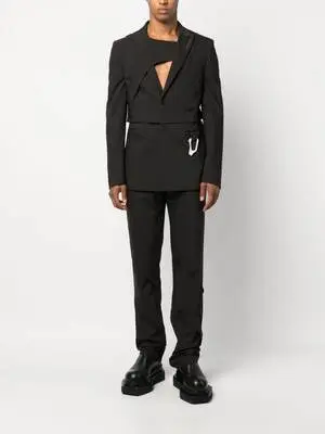 HELIOT EMIL Layered-effect Single-breasted Blazer
