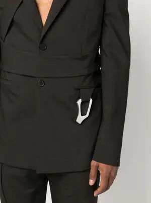 HELIOT EMIL Layered-effect Single-breasted Blazer