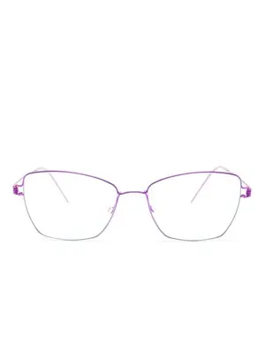 LINDBERG Femke 75 Rectangle-frame Eyeglasses - Purple