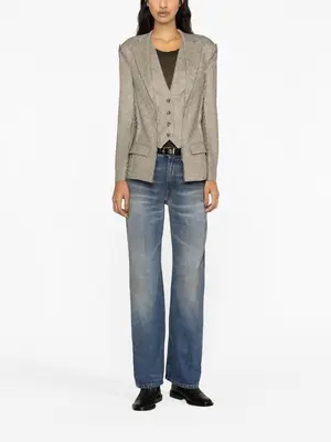 R13 Mid-rise Straight-leg Jeans - Blue