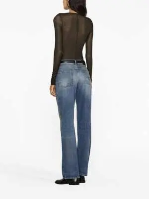 R13 Mid-rise Straight-leg Jeans - Blue