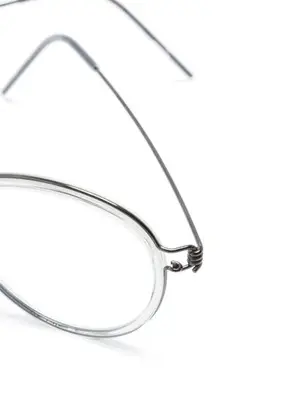 LINDBERG Round-frame Eyeglasses