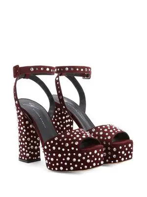 GIUSEPPE ZANOTTI 120mm Betty Sparkle Sandals