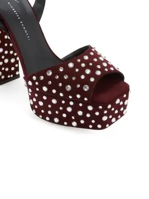 GIUSEPPE ZANOTTI 120mm Betty Sparkle Sandals