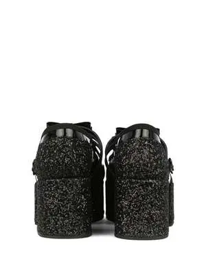 Noir Kei Ninomiya 70mm Glitter-embellished Platform Mary Janes