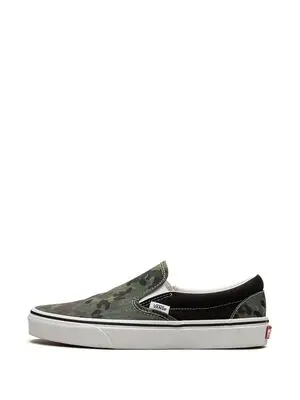 VANS Classic Slip-on Camo Sneakers - Green
