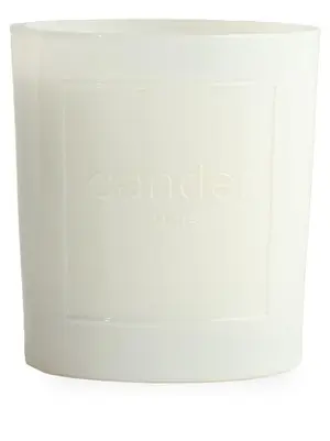 CANDER Our Youth Logo-embossed Candle - White