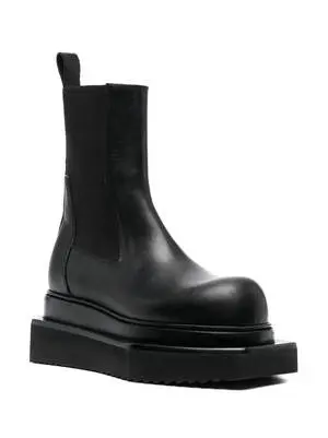 Rick Owens Beatle Turbo Cyclops Leather Boots