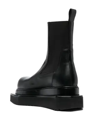 Rick Owens Beatle Turbo Cyclops Leather Boots