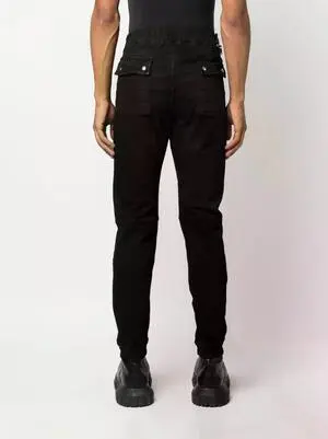Rick Owens Aircut Decorative-zip Skinny Joggers