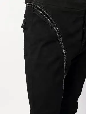 Rick Owens Aircut Decorative-zip Skinny Joggers