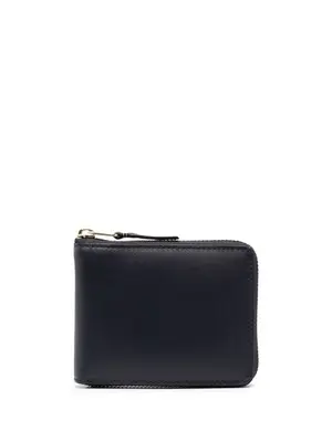 Comme Des Garçons Zip-around Leather Wallet - Blue