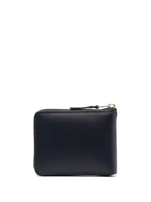 Comme Des Garçons Zip-around Leather Wallet - Blue
