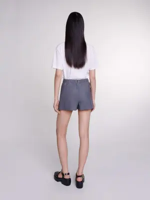 Maje Short Wraparound Skirt