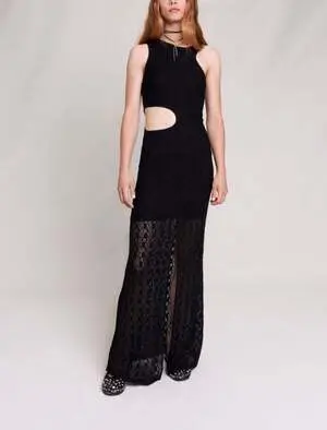 Maje Lace Maxi Dress