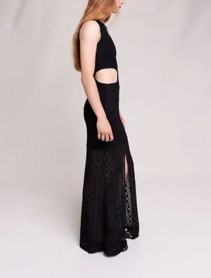 Maje Lace Maxi Dress