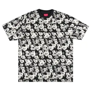 Supreme Hearts Short-sleeve Top - Black